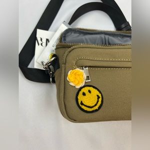 Zara | Bags | Zara Smiley Face Crossbody Bag | Poshmark